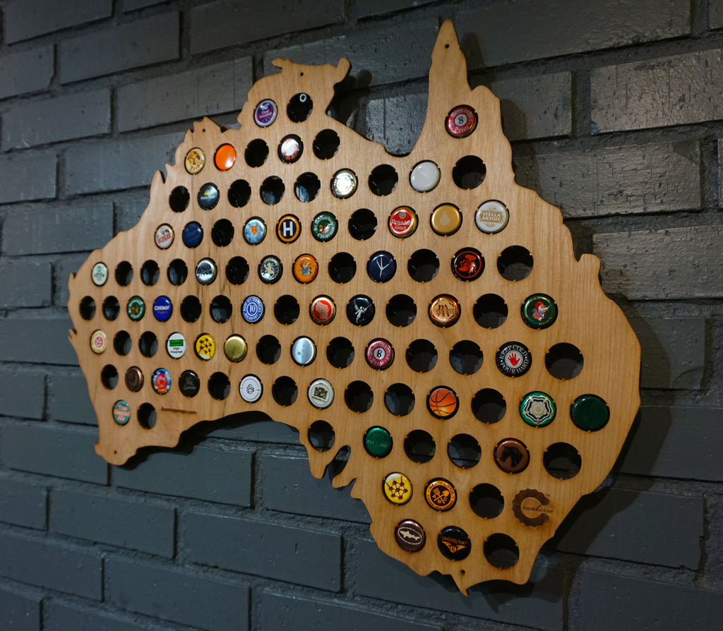 Country Beer Cap Maps