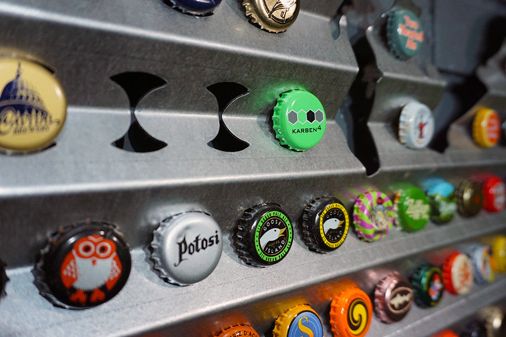 USA Metal Beer Cap Map – Beer Cap Maps