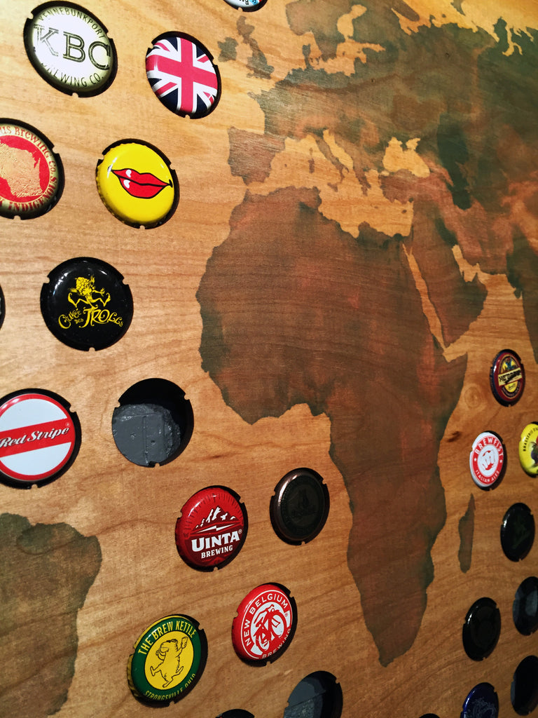 World Beer Cap Map – Beer Cap Maps